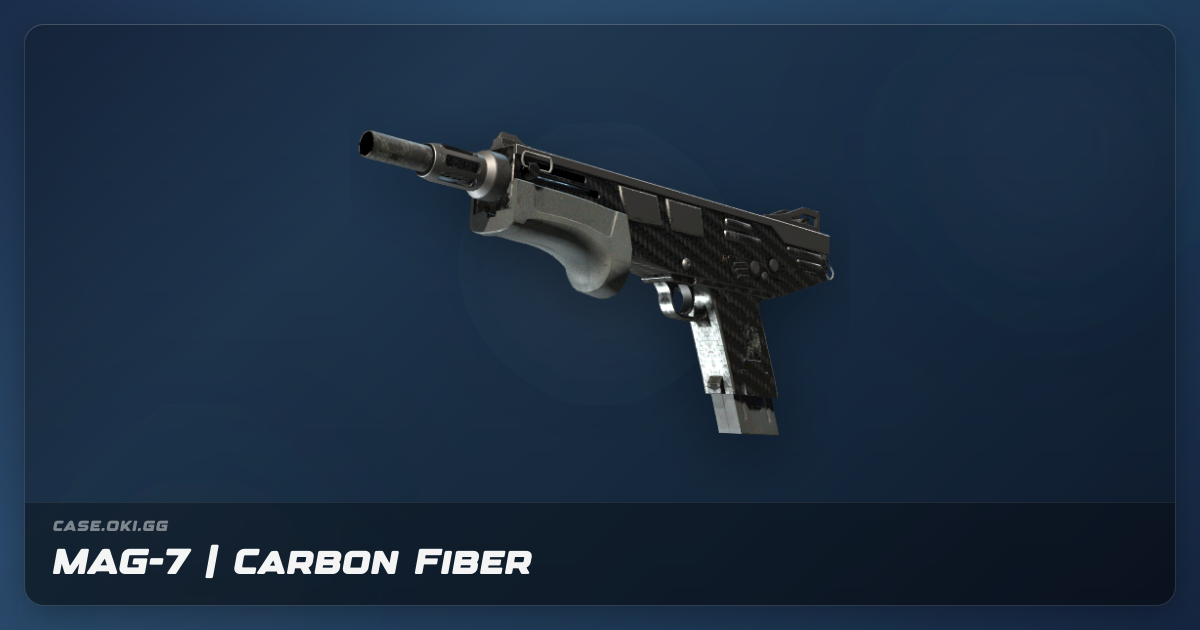 MAG-7 | Carbon Fiber – CS2 Skin Price & Case Source