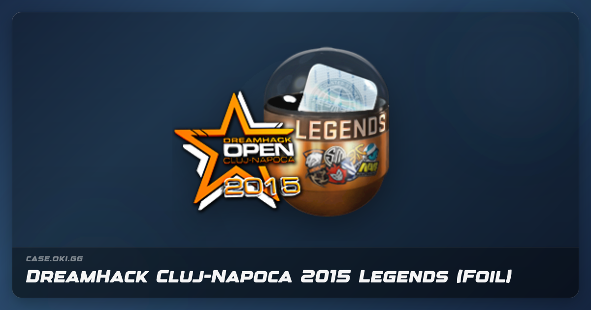 DreamHack Cluj-Napoca 2015 Legends (Foil) | CS2 Cases